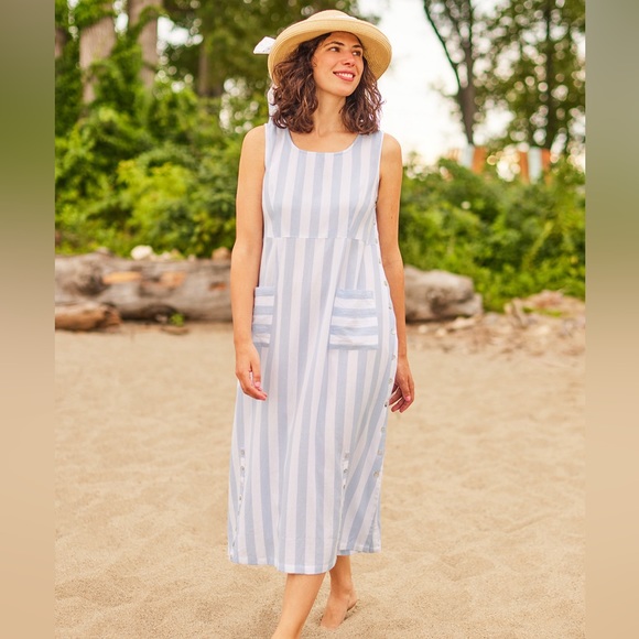 April Cornell | Dresses | April Cornell Nantucket Stripe Dress | Poshmark